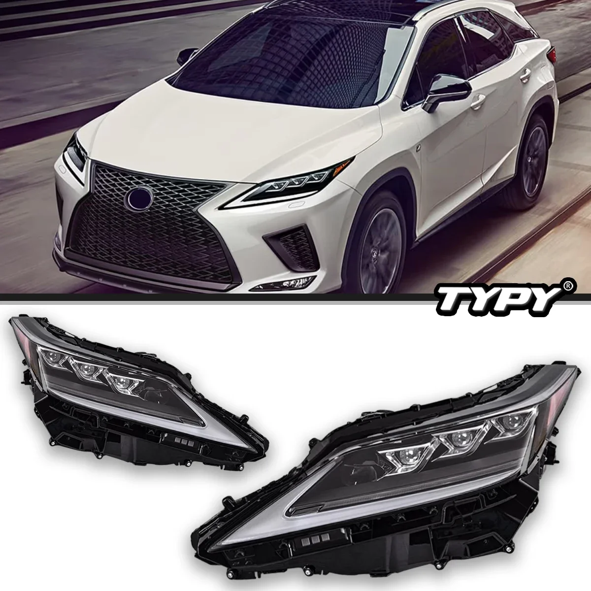 CarHead Lamp For Lexus RX LED Headlight 2020-2022 Headlights RX350 ...