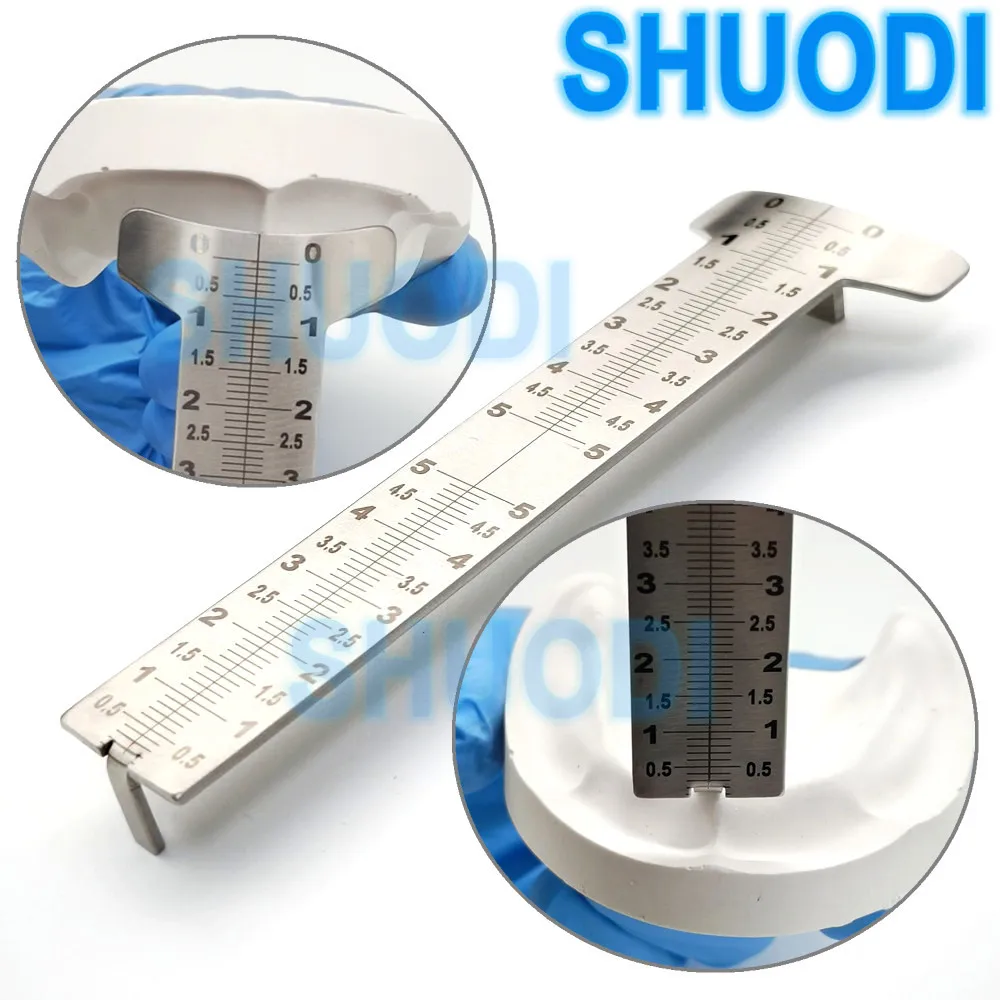 Dental-Papilla-Gauge-Papillameter-Stainless-Steel-Measuring-Lip-Ruler ...