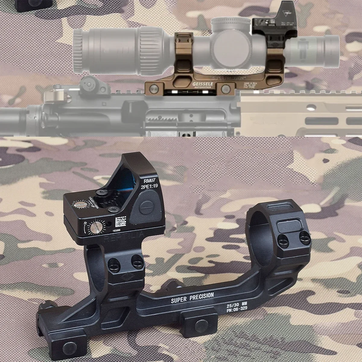 GEISSELE-AR15-Montura-de-Mira-t-ctica-de-superprecisi-n-anillos-de-25 ...