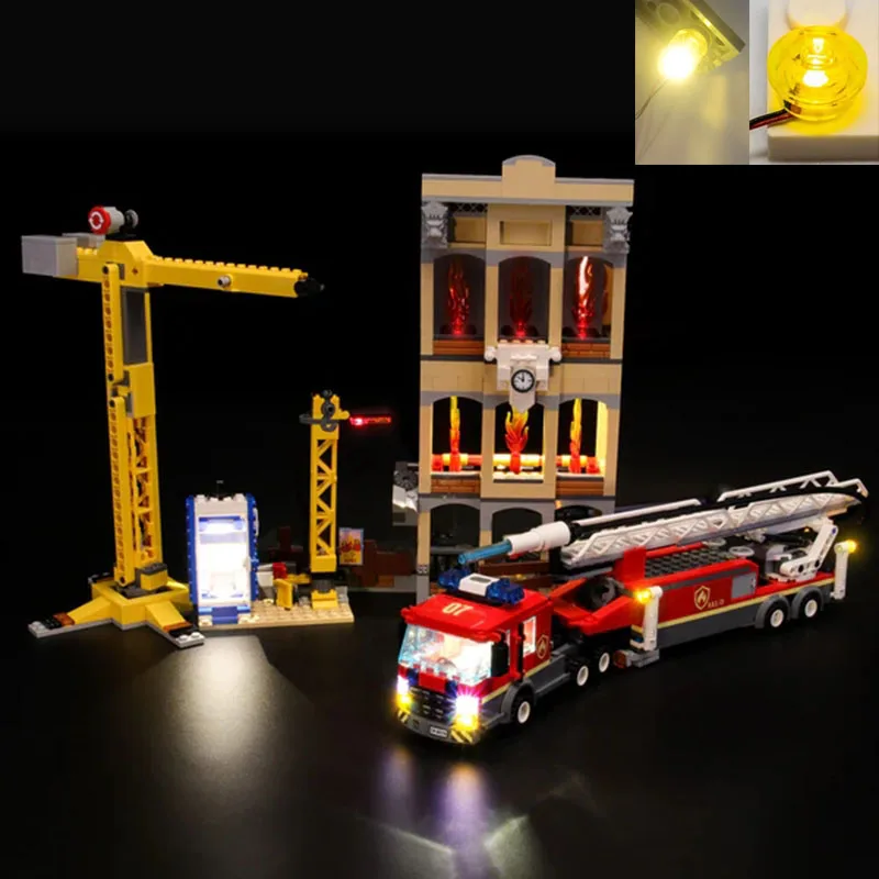 （No LEGO, Just Light）USB Lights Set for Lego 60216 Downtown Fire ...