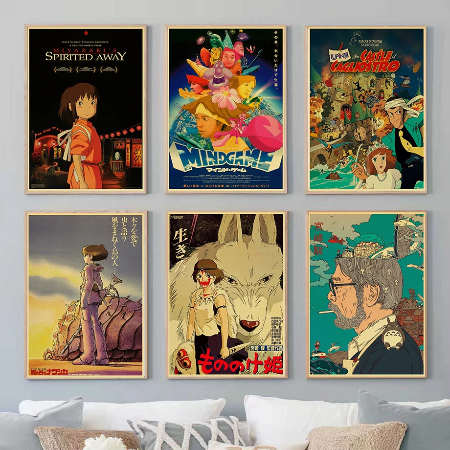 Hayao Miyazaki Movie Posters