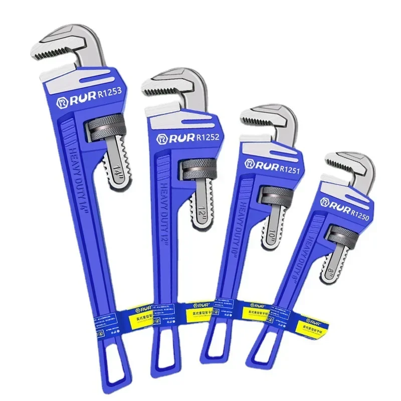 Heavy-Duty-Pipe-Wrench-Plumber-Wrenches-Straight-Plumbing-Wrench-Tight ...