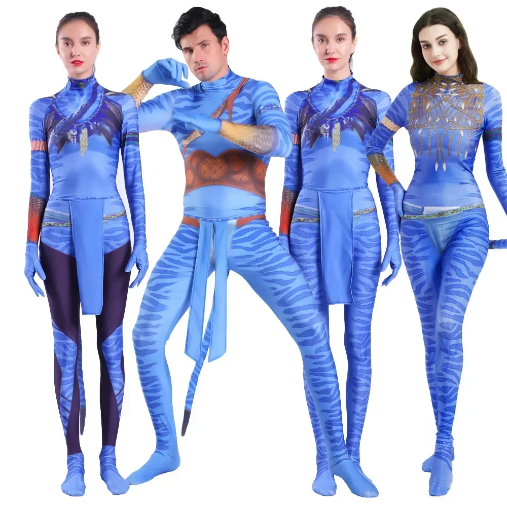 Disfraz-de-Avatar-para-hombre-y-mujer-Mono-de-Cosplay-Alien-el-camino ...
