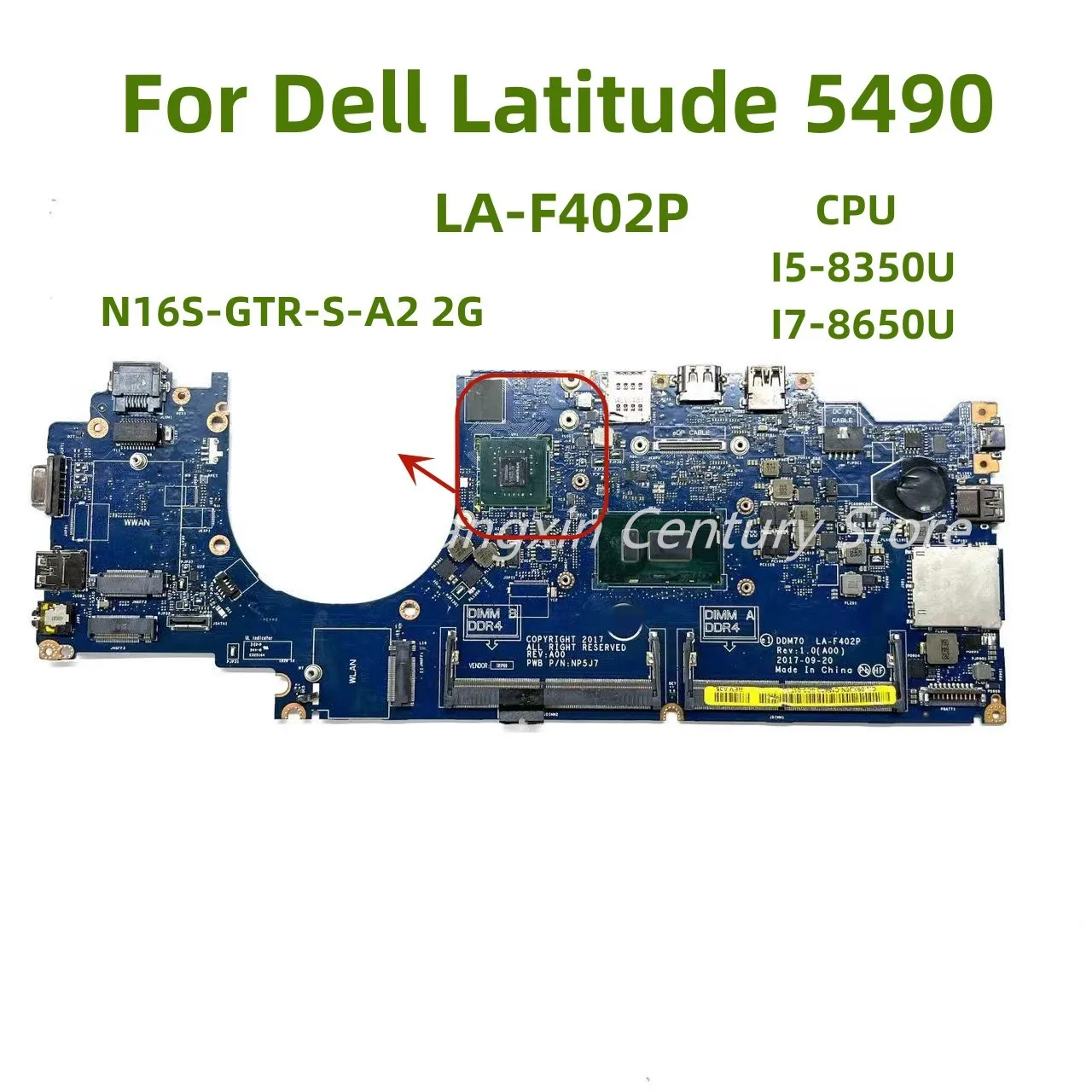 Applicable FOR Dell E5490 notebook computer motherboard LA-F402P with ...