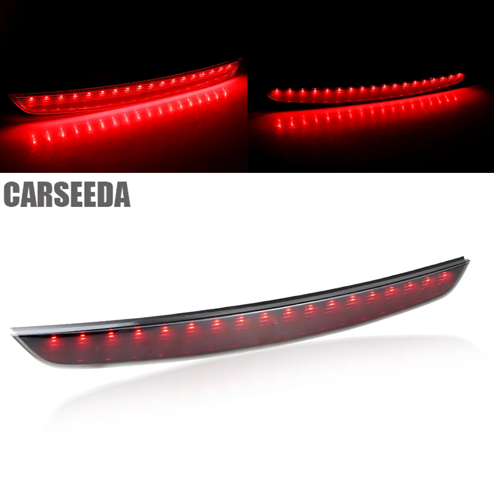 For Audi MK2 TT 8J 07-14 8J0945097 Red/Smoked Third Brake Light Rear Tail Light Mount Car Rear ...