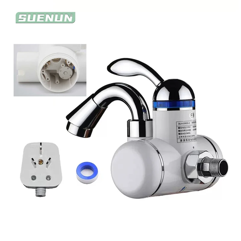 Electric faucet Side water inlet Fast heating small water heater ...