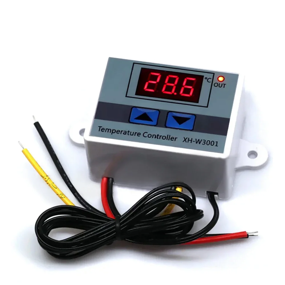 12V/ 24V/ 110V /220V W3001 Digital LED Temperature Controller 10A ...
