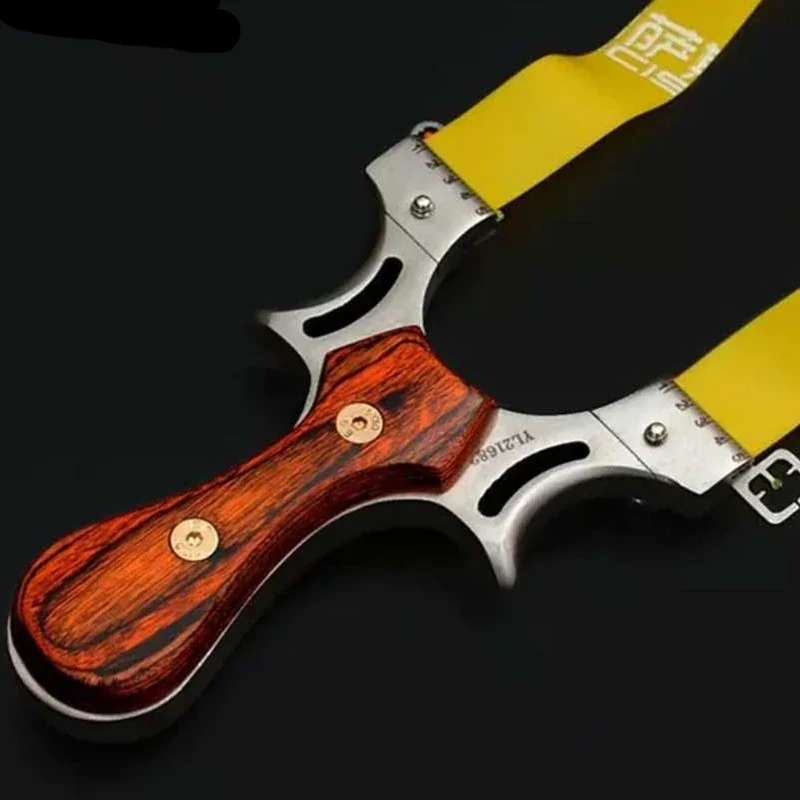 Wooden-Handle-304-Stainless-Steel-Slingshot-Feels-Very-Comfortable ...