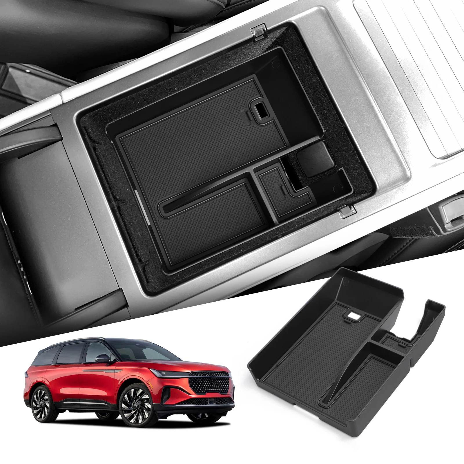 for-Lincoln-Nautilus-2024-2025-Center-Console-Armrest-Storage-Box-Car ...