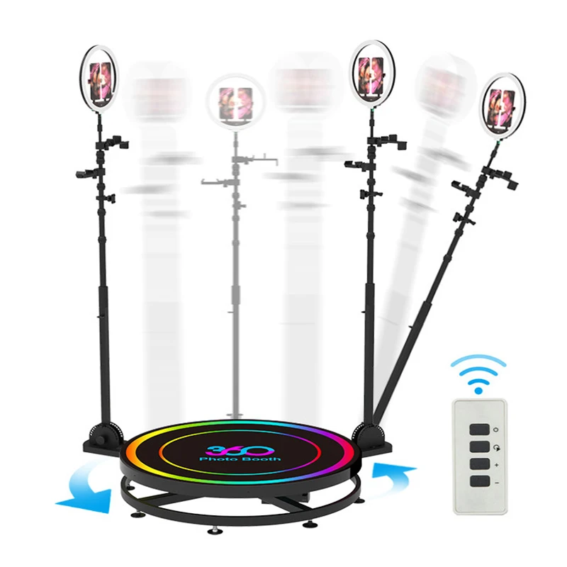 Cabine De Vídeo Portátil De 360 Graus Da Cabine Da Foto 360 Na Fase De ...