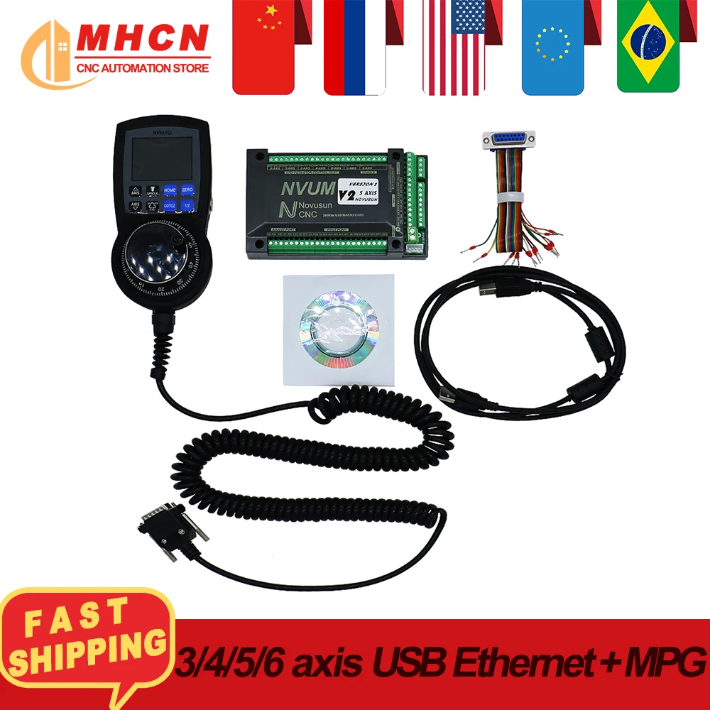 Nvum Cnc Controller Mach3 | Cnc System Controller | Mach3 Usb Card Nvum ...