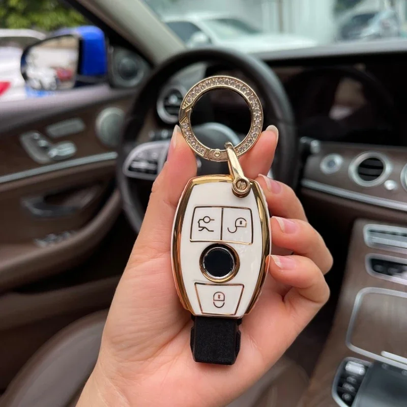 Car-Key-Cover-Case-for-Mercedes-Benz-W201-S-C200-W205-C257-Benz-W177 ...