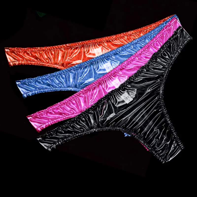 ABDL-Tanga-de-cintura-baja-de-pl-stico-PVC-transparente-para-hombres-y ...