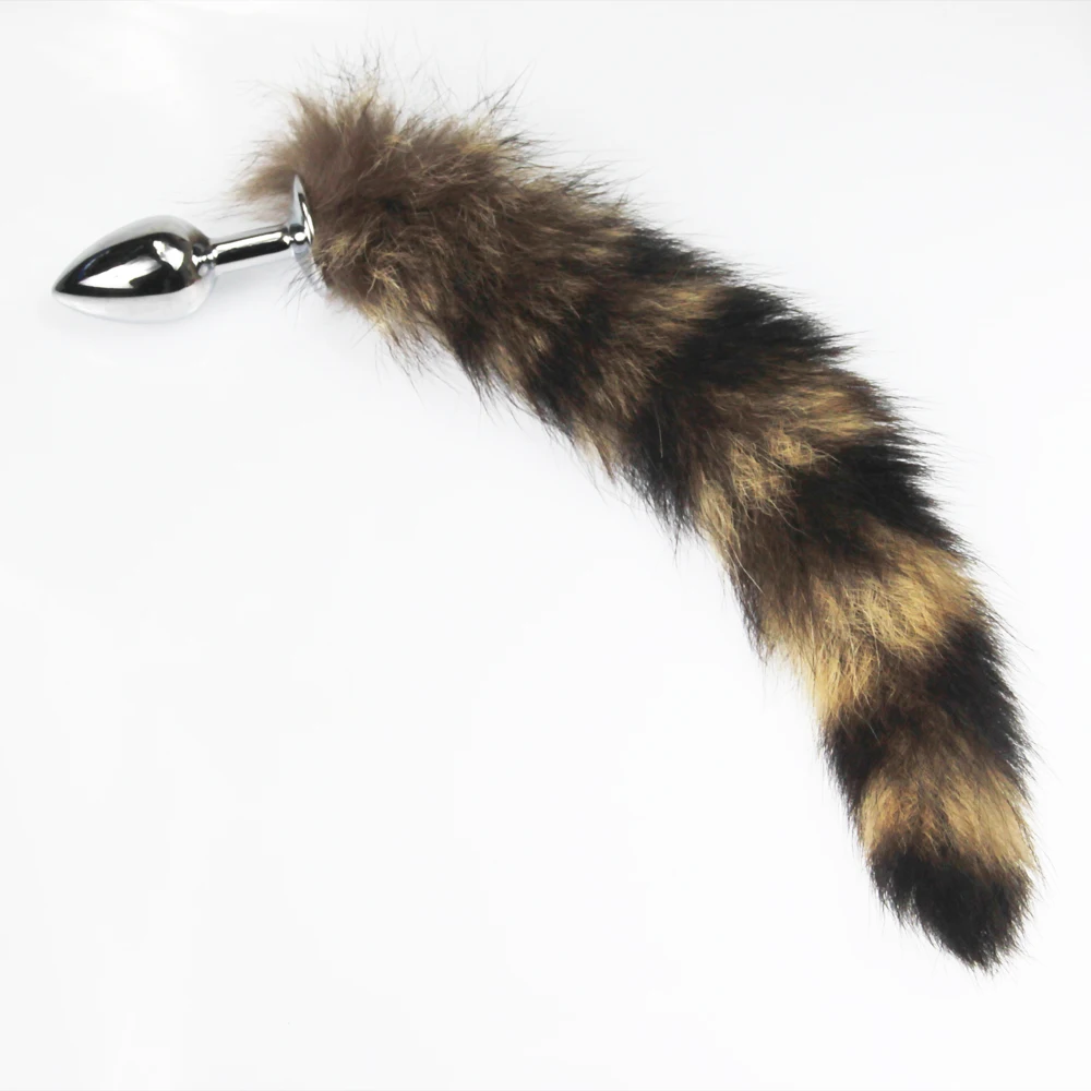 Steel Butt Plug Fox Tail Anal Teaser Comfort Furry Beginner Sex Toy ...