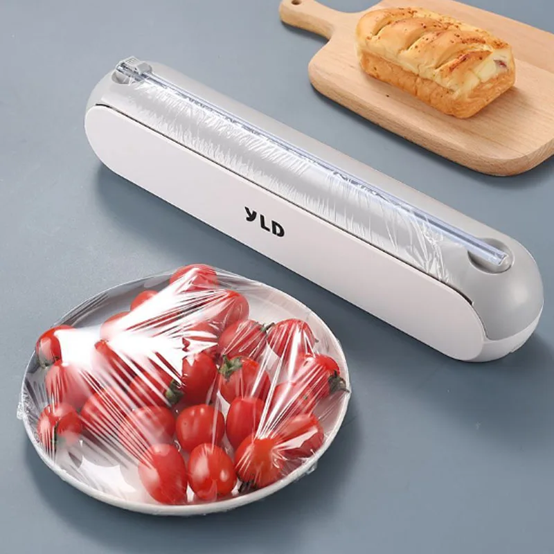 Food-Wrap-Cling-Film-Cutter-Dispenser-Cling-film-Kitchen-Foil-Paper ...