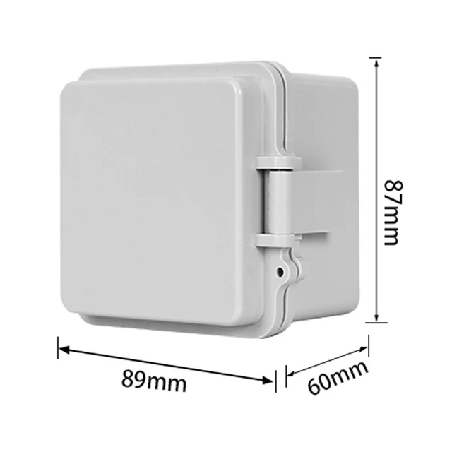 Ip67 Abs Pc Hinged Plastic Enclosure Waterproof Power Electrical ...