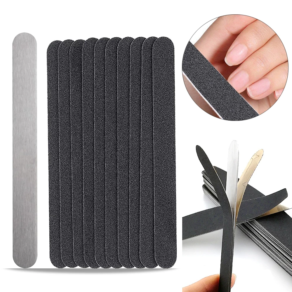 Replacement Nail File 100/180 10pcs Removable Sandpaper Self-adhesive ...