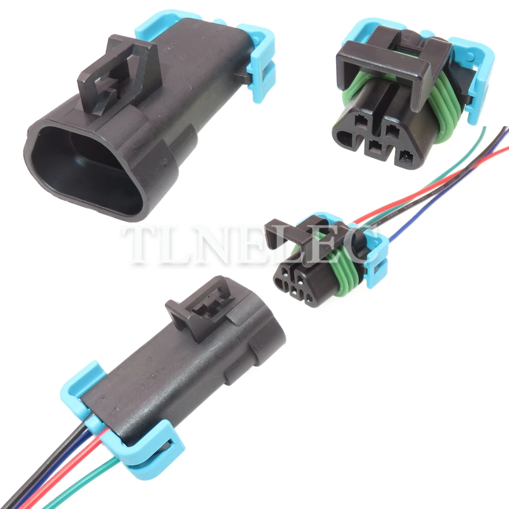 4-Pin-Way-Auto-Male-Female-Wiring-Cable-Socket-with-Wires-Car-Sealed ...