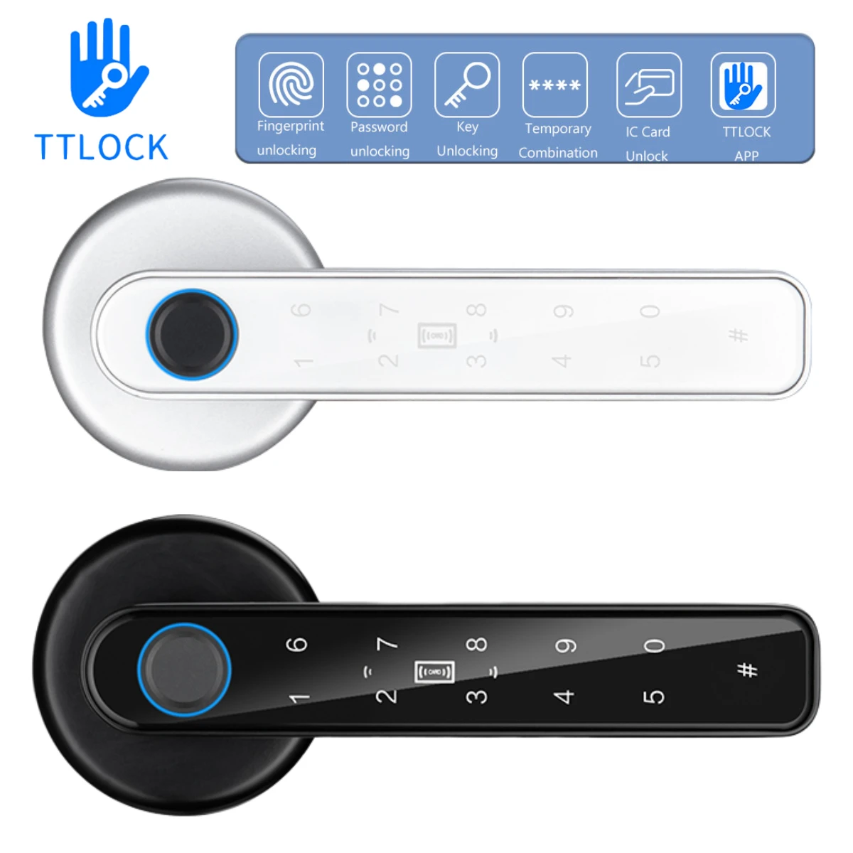 TTLOCK-Smart-Electric-Door-Lock-Biometric-Fingerprint-Keyless-Entry ...