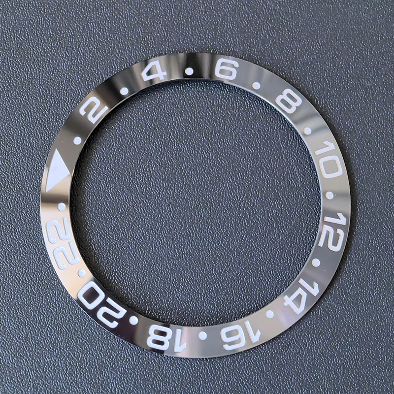 Black and Grey Ceramic Bruce Wayne Watch Bezel Insert For RLX GMT ...