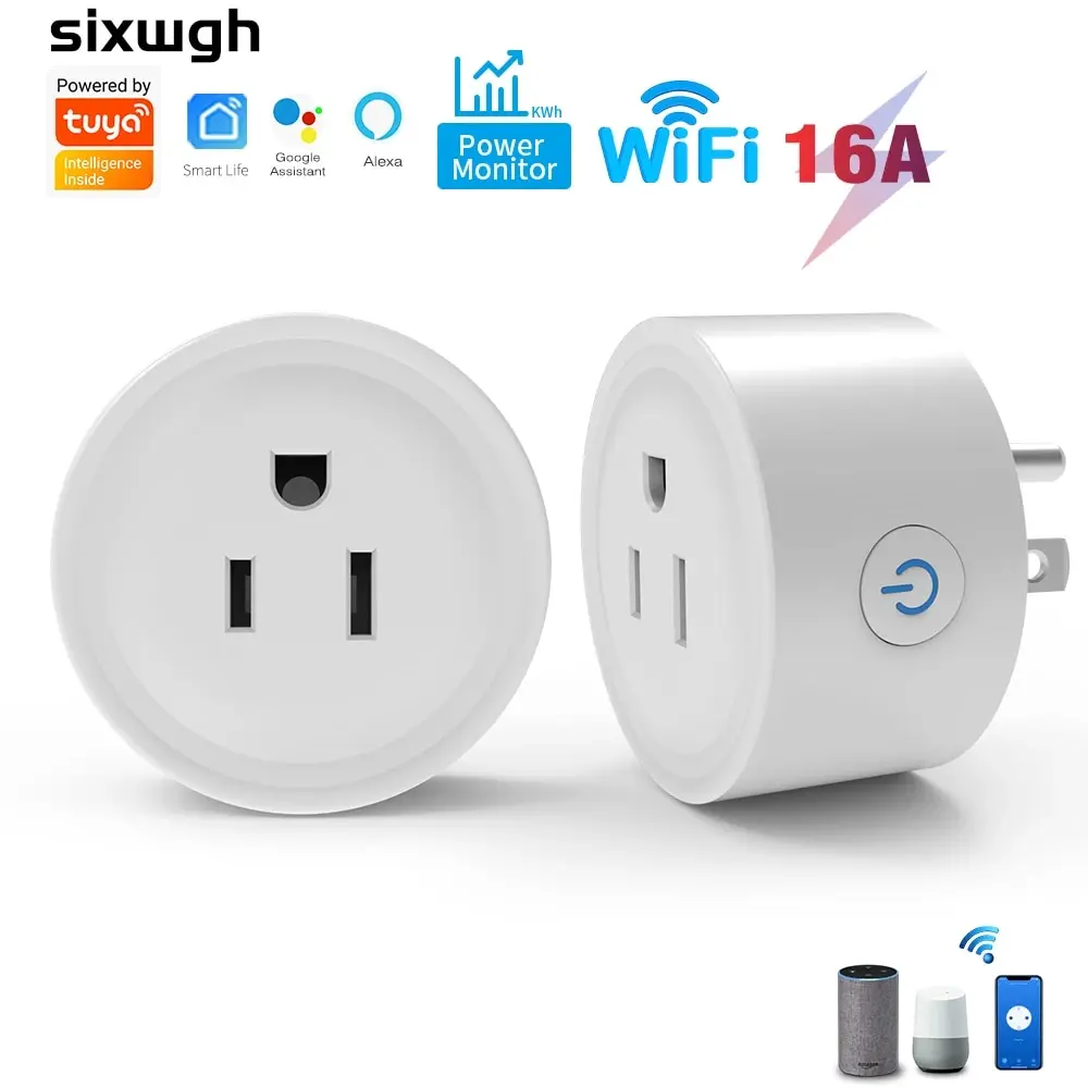 Powered-by-Tuya-WiFi-Smart-Socket-16AUS-Plug-Remote-Control-Home ...