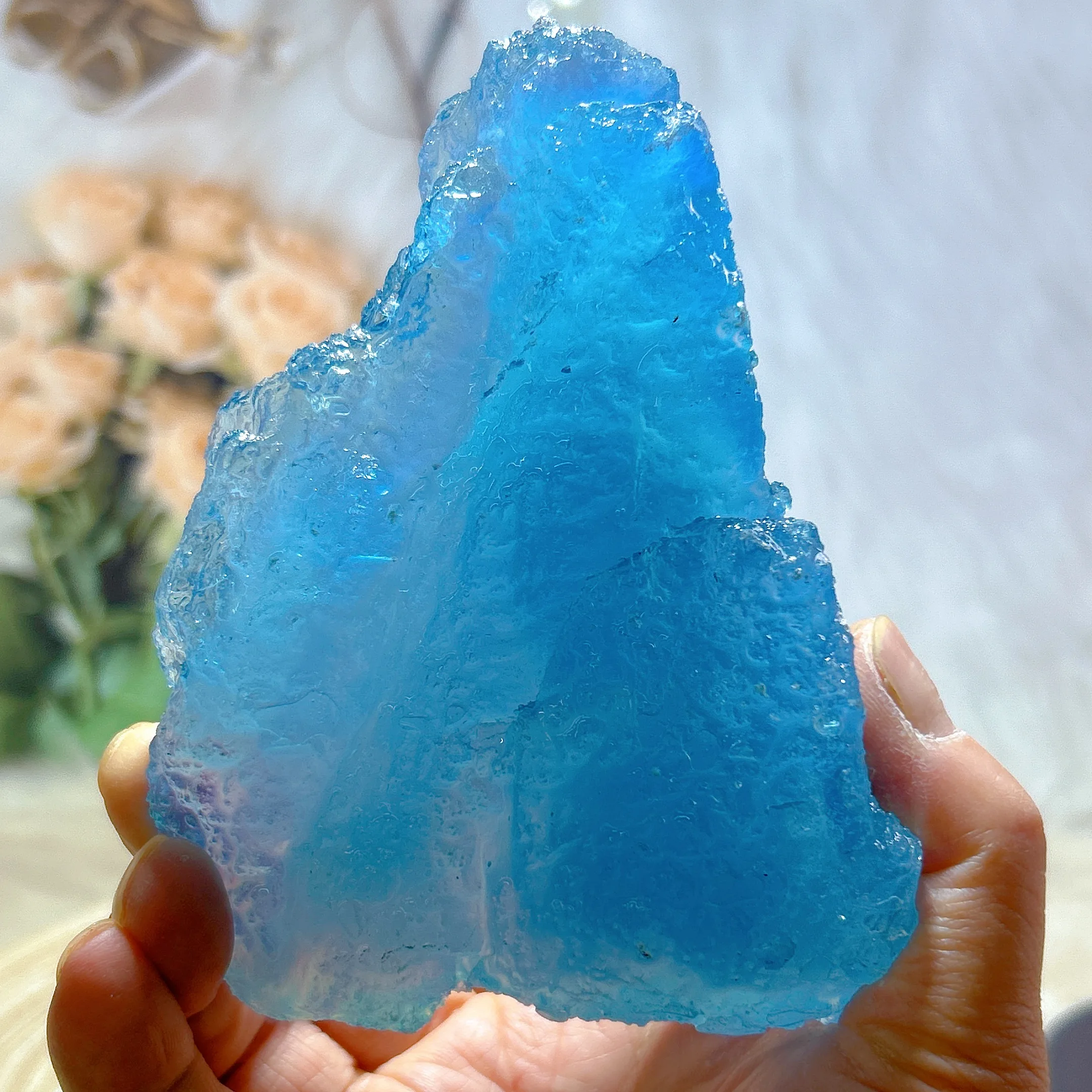 Healing-Natural-Crystals-Blue-Aquamarine-Specimen-Raw-Free-Form ...