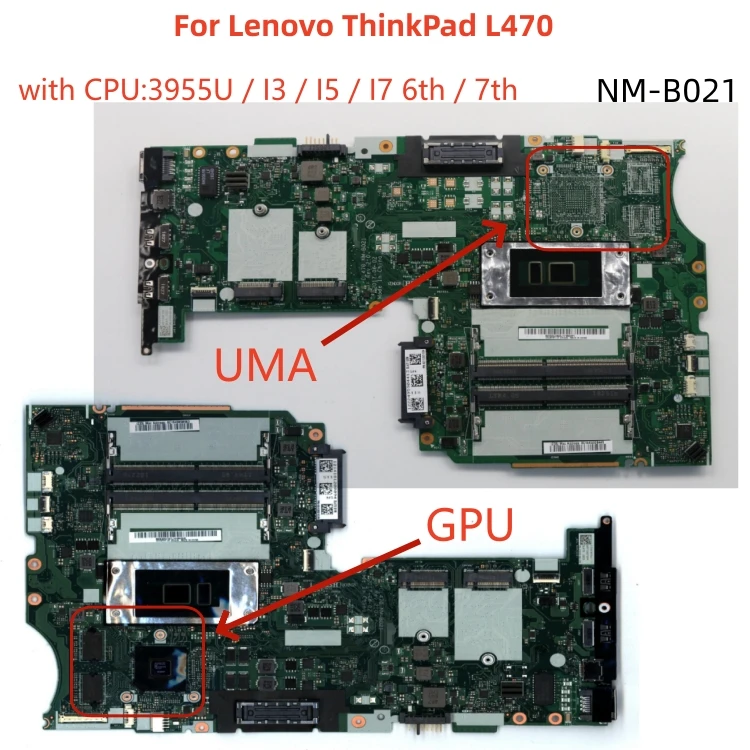 New-DL470-L470-Laptops-ThinkPad-motherboard-Model-optional-SN-NM-B021 ...