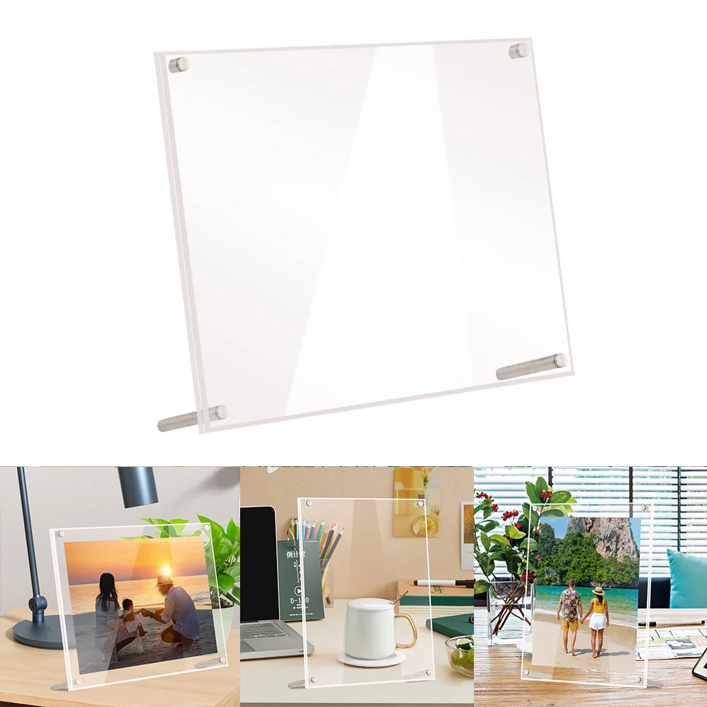 1 Pc Acrylic Photo Frame Poster Certificate Holder Display Stand ...