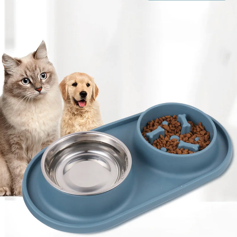 Filles-d-alimentation-en-acier-inoxydable-pour-animaux-de-compagnie ...