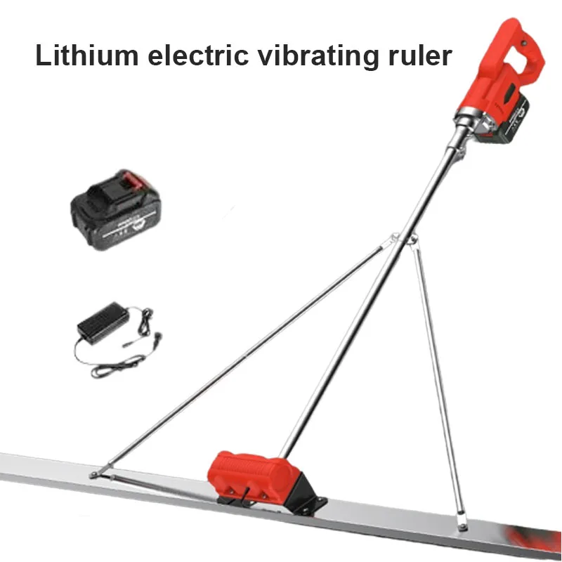 Electric-Level-Floor-Vibration-Ruler-Mortar-Vibrator-Screed-Concrete ...