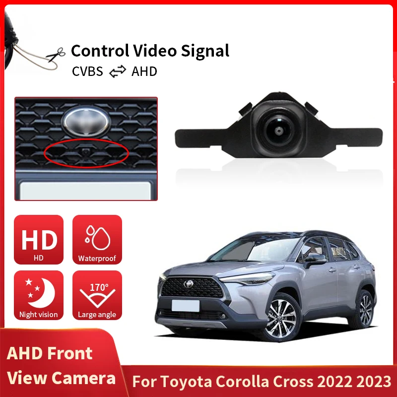 AHD-Fisheye-Wide-Angle-Night-Vision-Car-Front-View-Parking-Camera-For ...