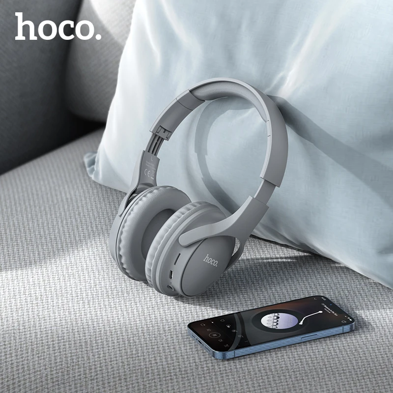 HOCO W40 Bluetooth 5.3 Wireless Headphone Music Headset 40mm Drivers ...