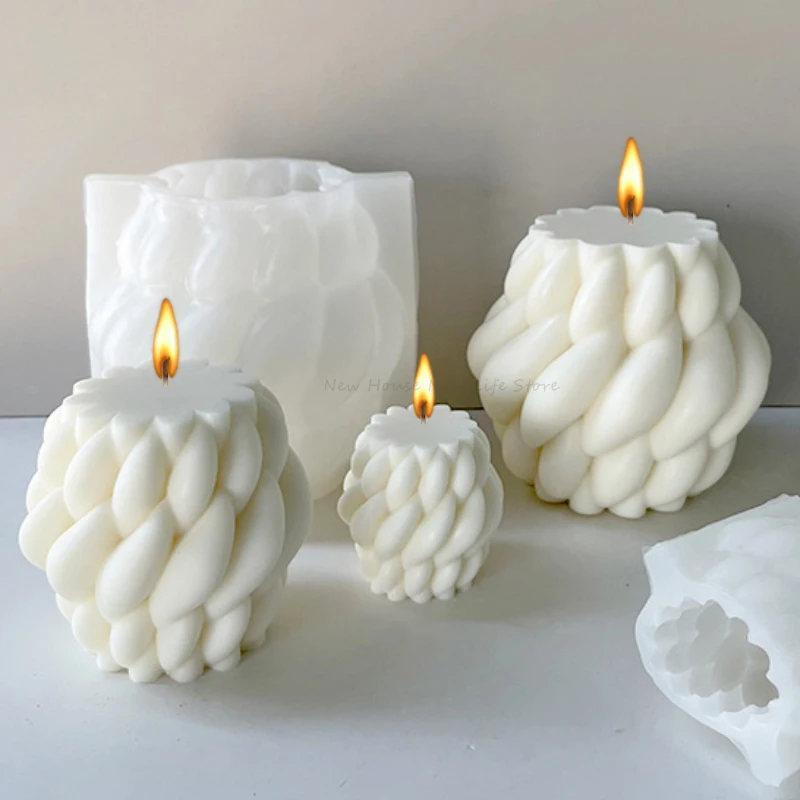 Rotating-Raindrop-Scented-Candle-Silicone-Mold-3D-Three-dimensional ...