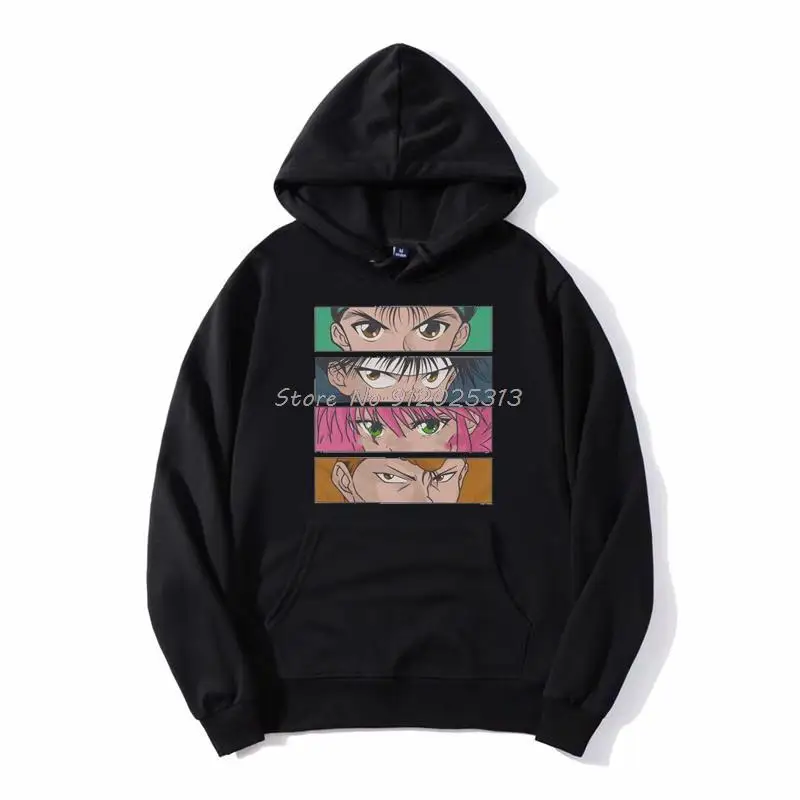Sudadera con capucha del Anime Yu Hakusho para hombre, jersey de lana ...