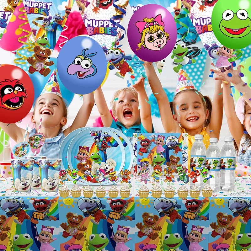 MUPPET-BABIES-Party-Supplies-Children-Birthday-Disposable-Tableware-Cup ...