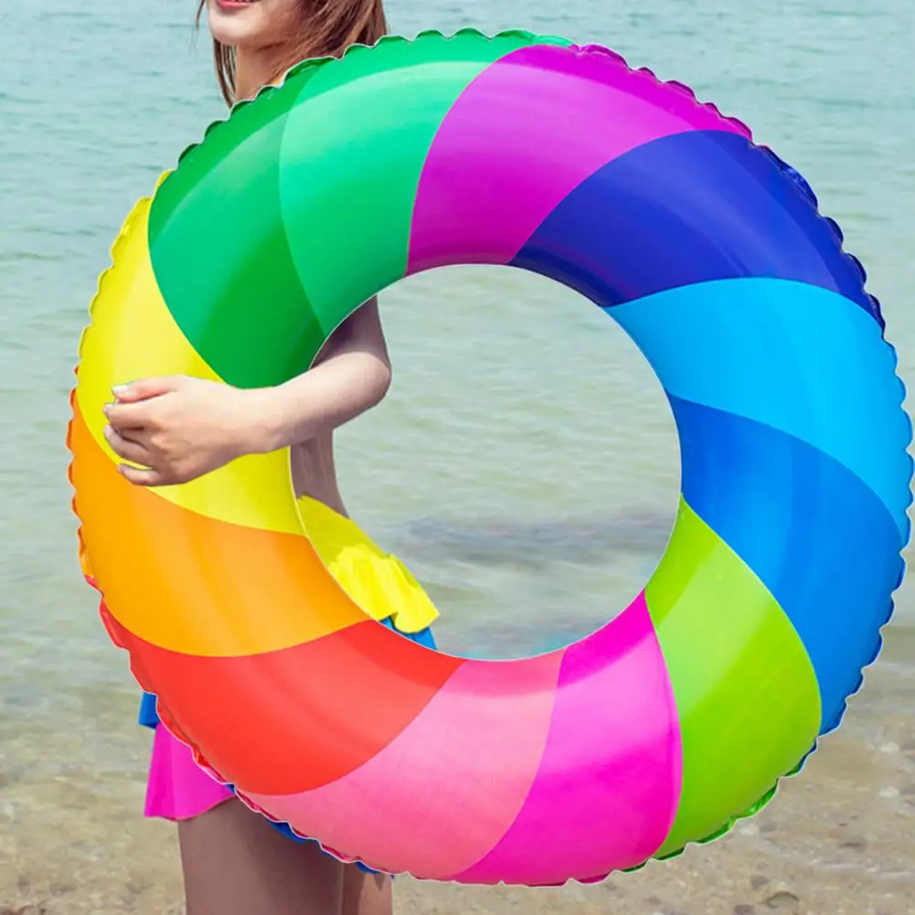 Kids-Swimming-Ring-Strong-Buoyancy-Quickly-Fill-Air-Swim-Trainer-Circle ...