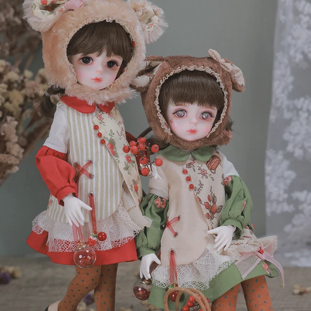 New Design Xi BJD Doll 1/6 Strawberries and berries are twins Resin ...