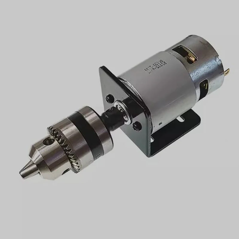 Micro 775 small table drill, mini DC self-made manual table drill ...