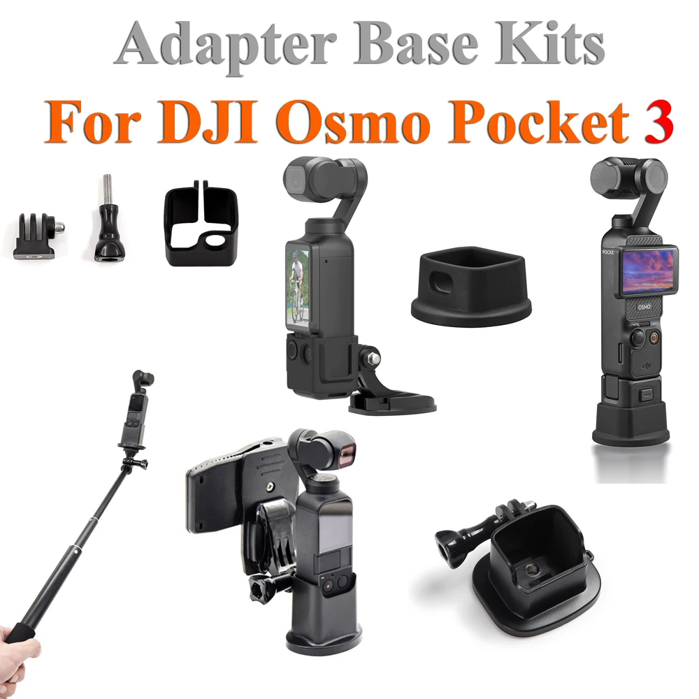 For-DJI-Osmo-Pocket-3-Adapter-Fixed-Case-Frame-Kits-Desk-Base-Mount ...