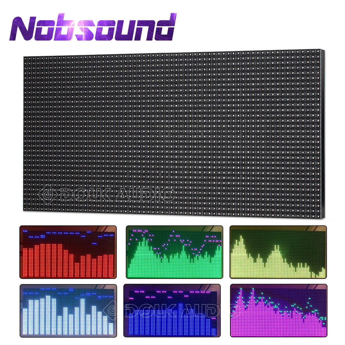 Nobsound Full Color Rgb Music Spectrum Led Stereo Sound Level Display ...
