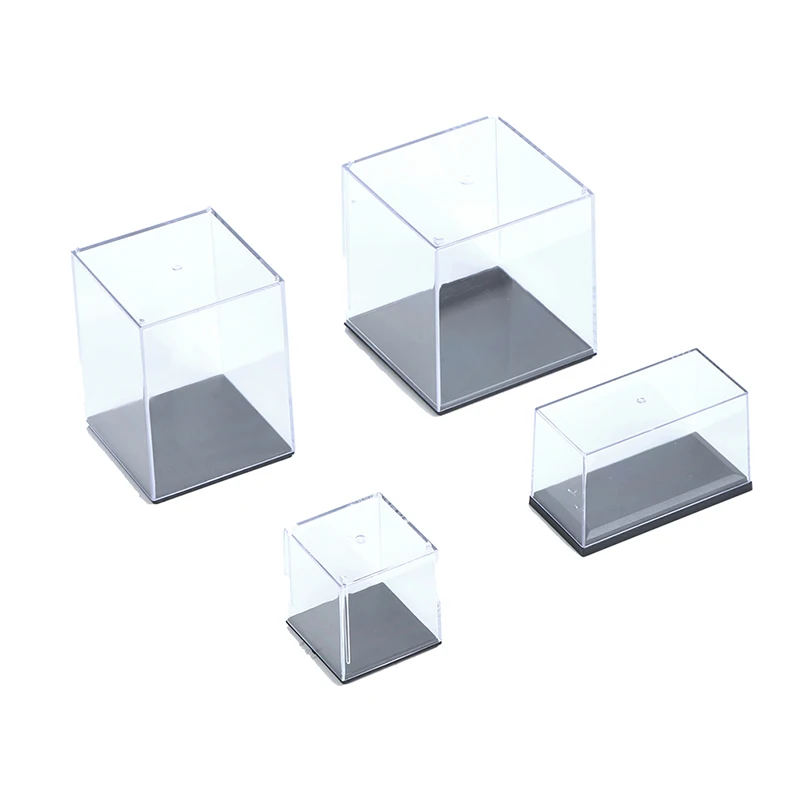 1pc Small Acrylic Display Case Clear Perspex Box For Figure Models ...