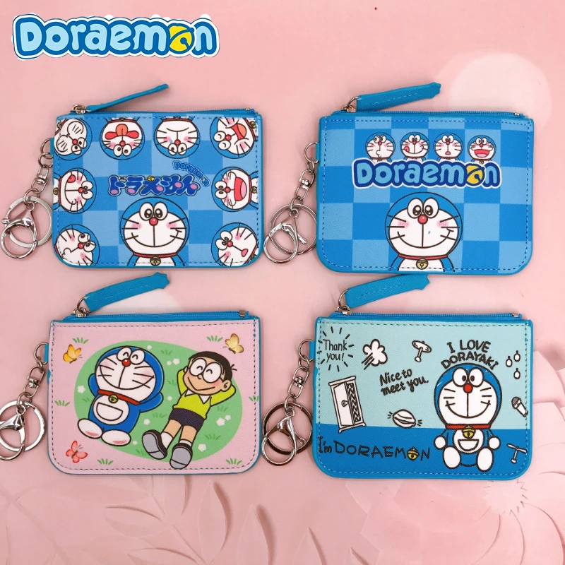 Doraemon-Cartoon-Kawaii-Cardholder-Wallet-Pu-Material-Student-Meal-Card ...