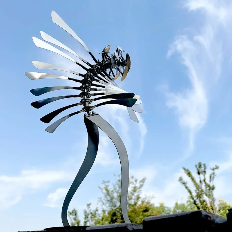 Magical-Metal-Rotating-Windmill-Humanoid-Windmill-Outdoor-Powered ...