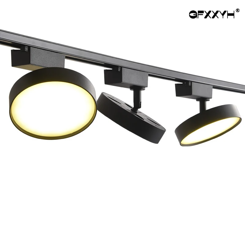 Led Cob Track Light Aluminum 9w 12w 18w Ceiling Rail Track Lighting ...