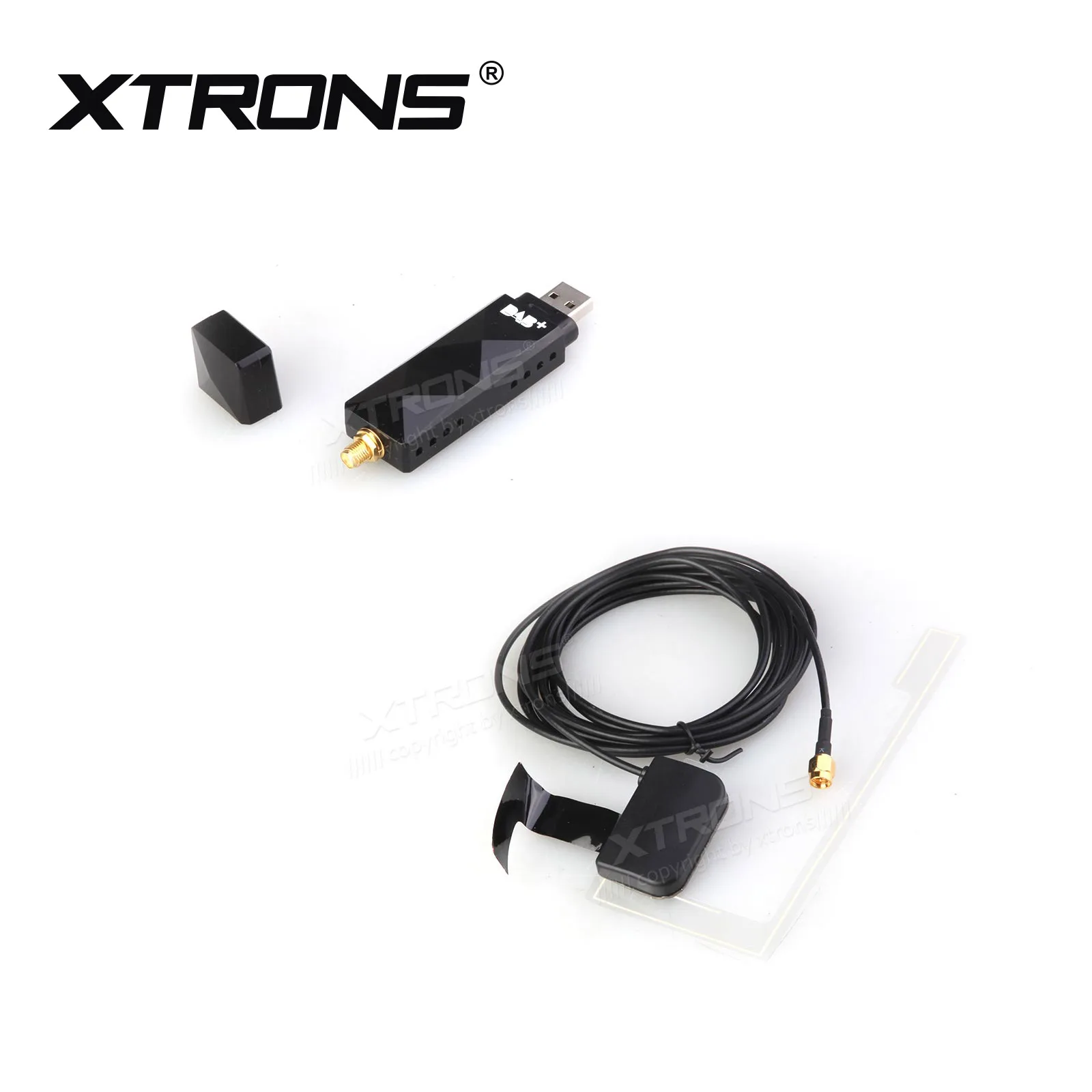 XTRONS USBDAB01 USB 2.0 Digital DAB+ Radio Tuner Receiver Stick Only ...