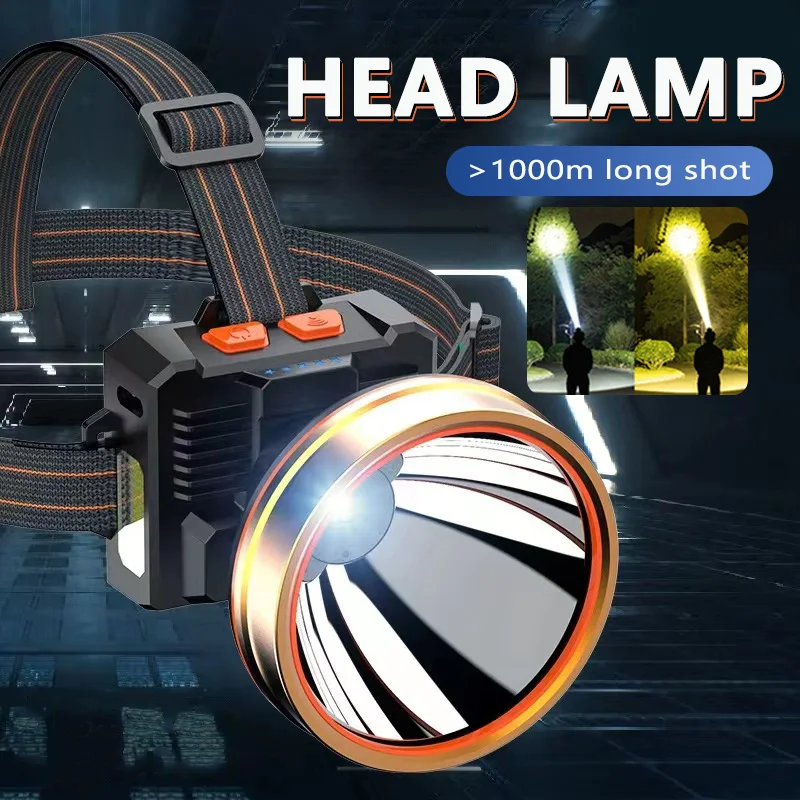 Super-Bright-Strong-Bald-Head-Lamp-Charging-Outdoor-Night-Fishing-Led ...