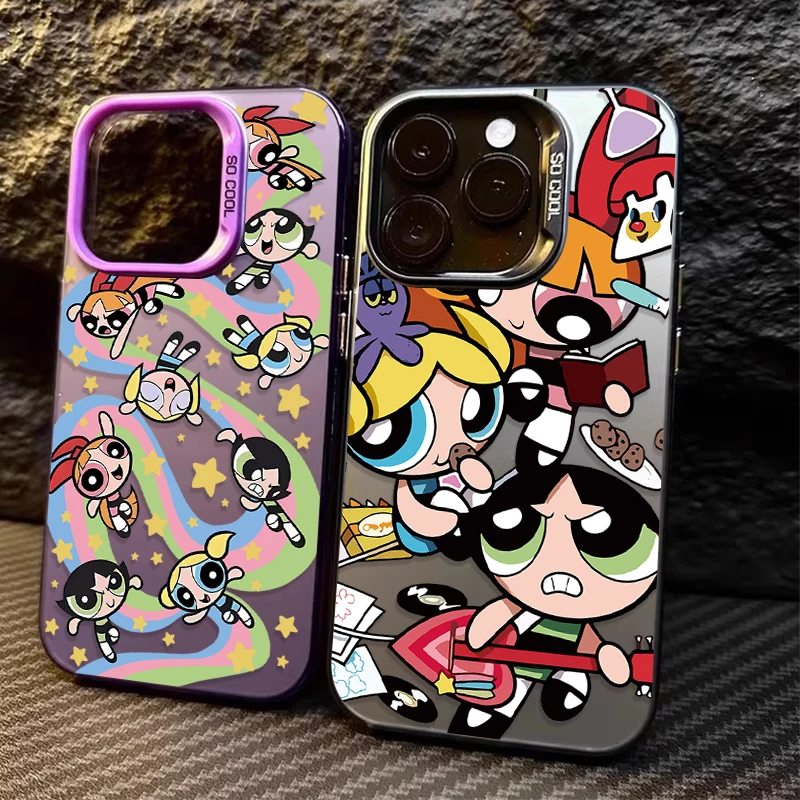 Cute P-Powerpuff Girls Hard Case for Xiaomi POCO X6 X5 X3 NFC F3 F4 GT ...