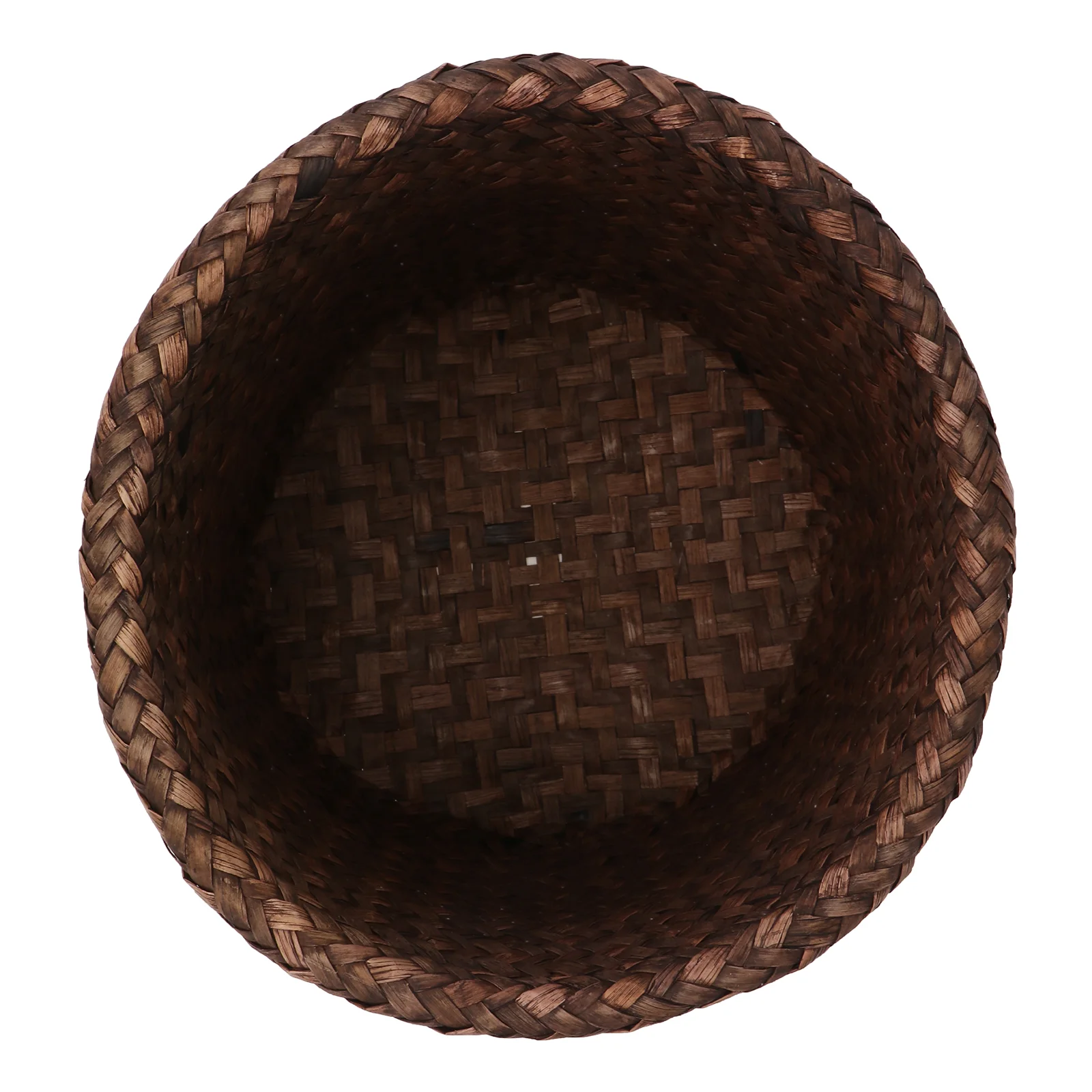 Woven-Seagrass-Planter-Basket-Wicker-Flower-Pot-Straw-Plant-Container ...
