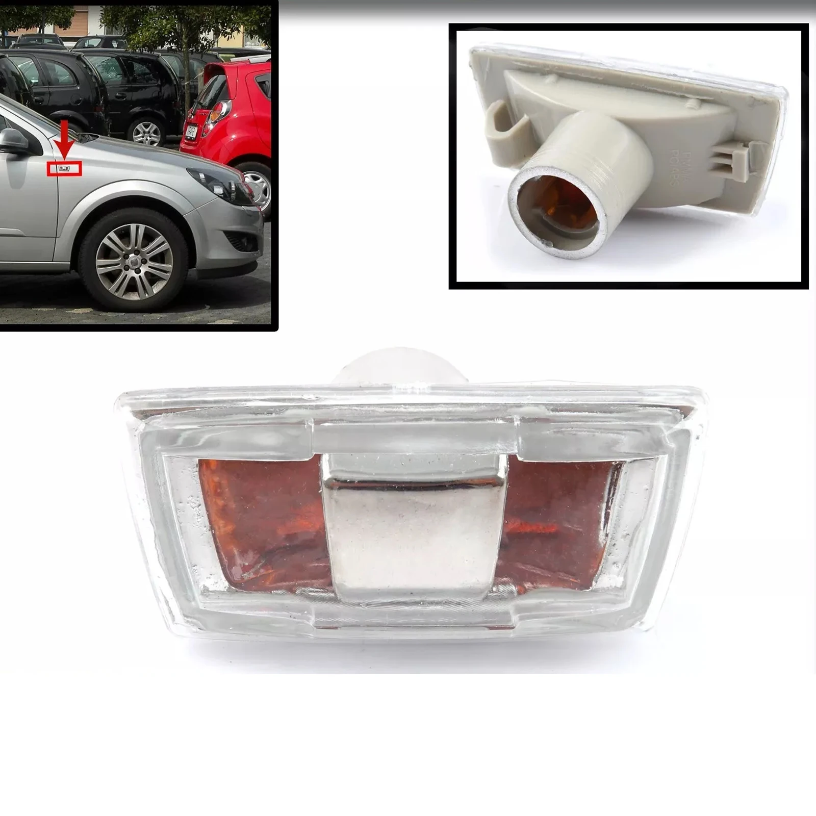 2PCS-Side-Indicator-Lh-And-Rh-Repeater-Light-Lamp-For-Vauxhall-Astra-H ...