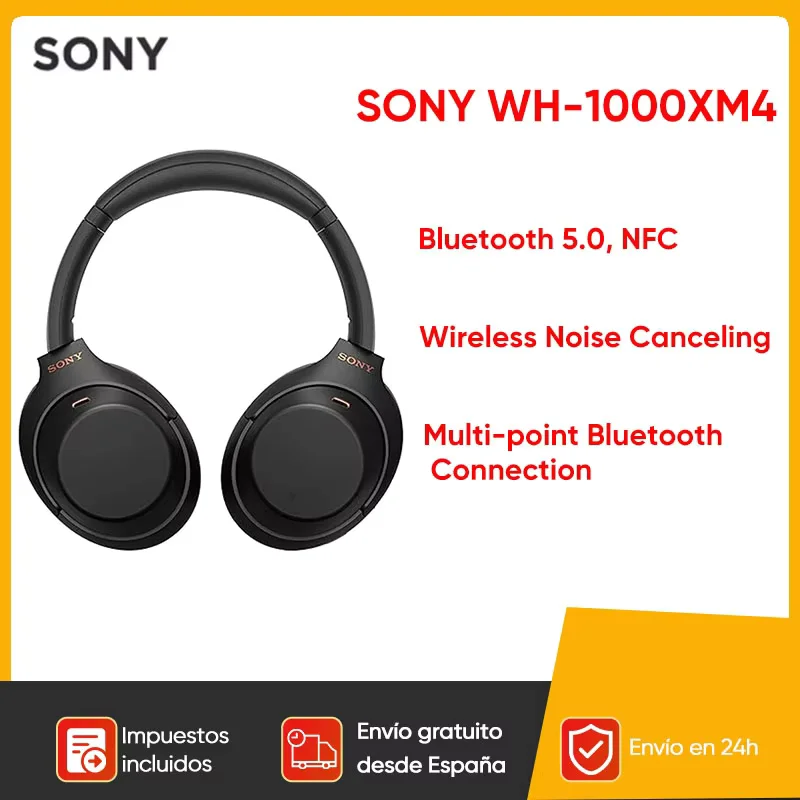 New Wireless SONY WH-1000XM4 Noise Canceling Headphone Multi-point ...